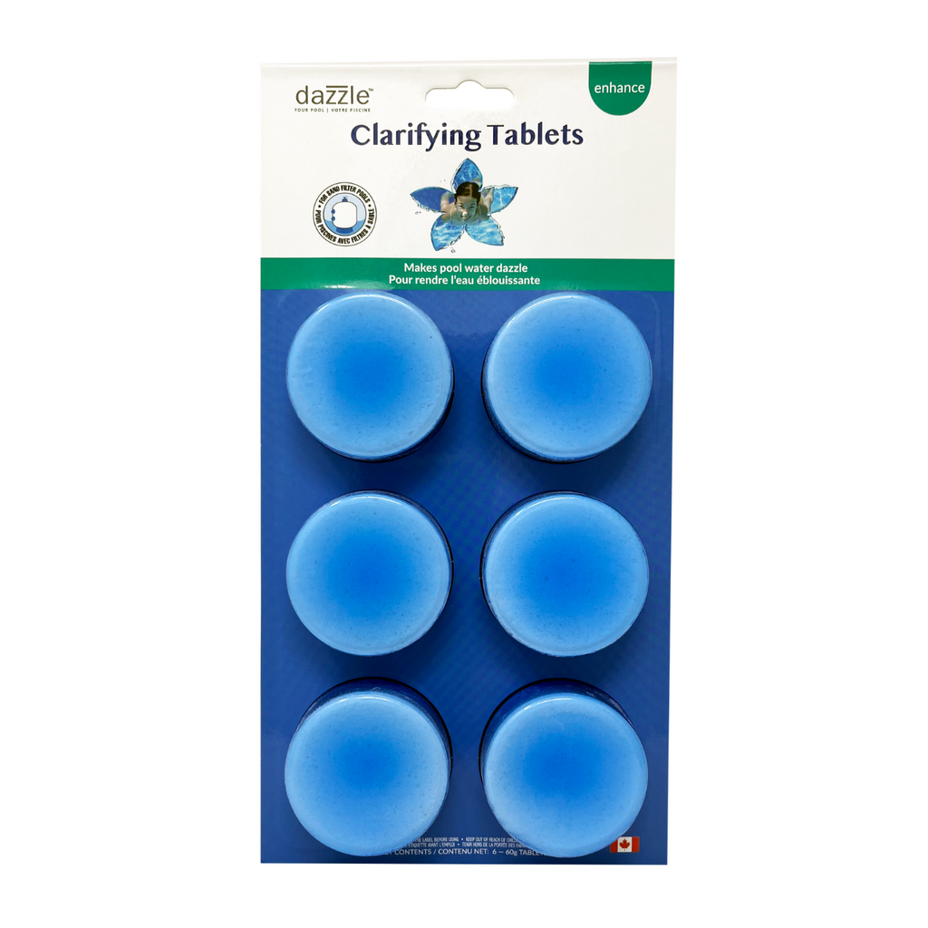 Dazzle™ Clarifying Tablets - Makes pool water dazzle! – Tub Supplies Canada
